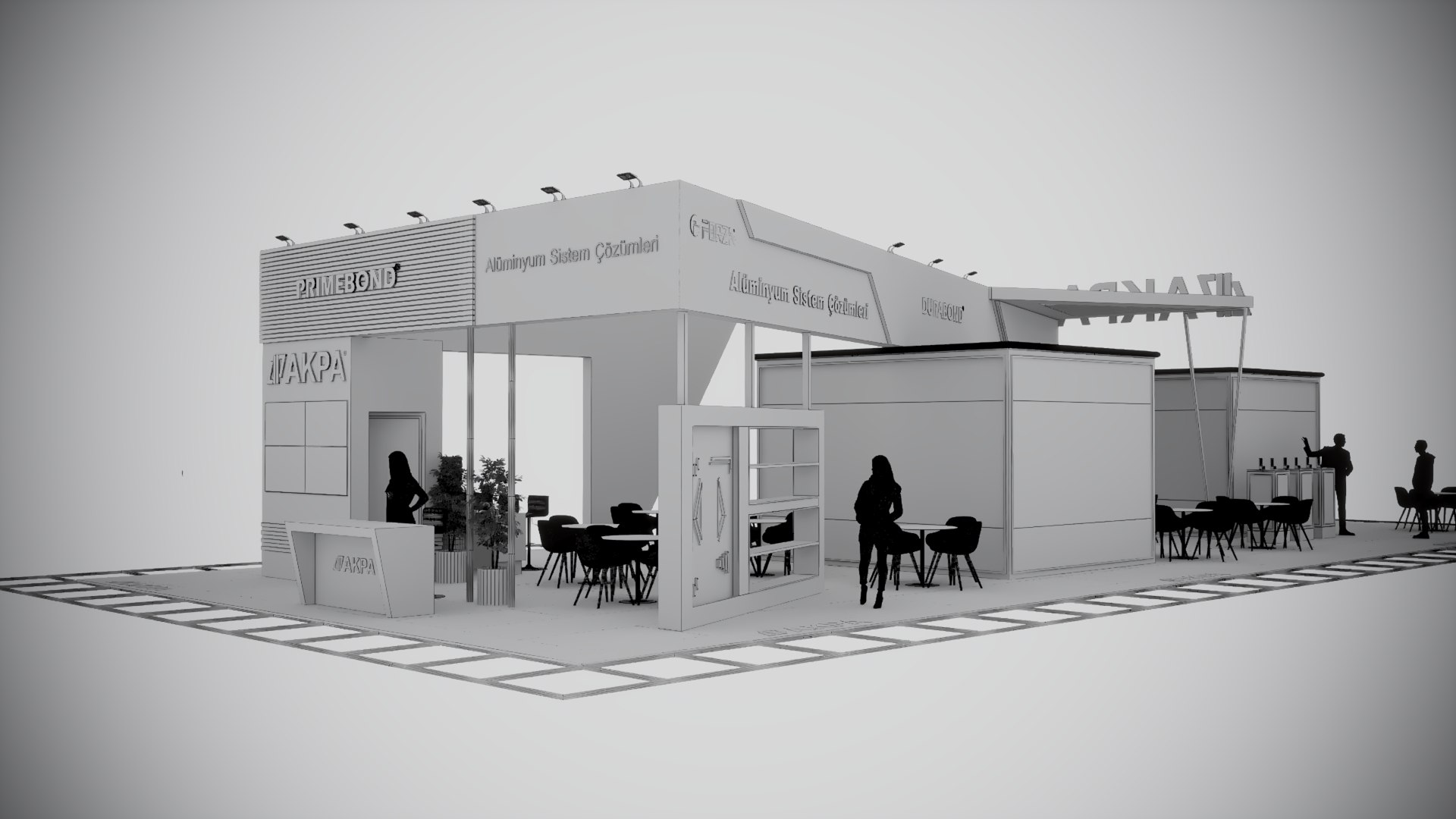 Exhibition Design 3D Model - TurboSquid 2070484