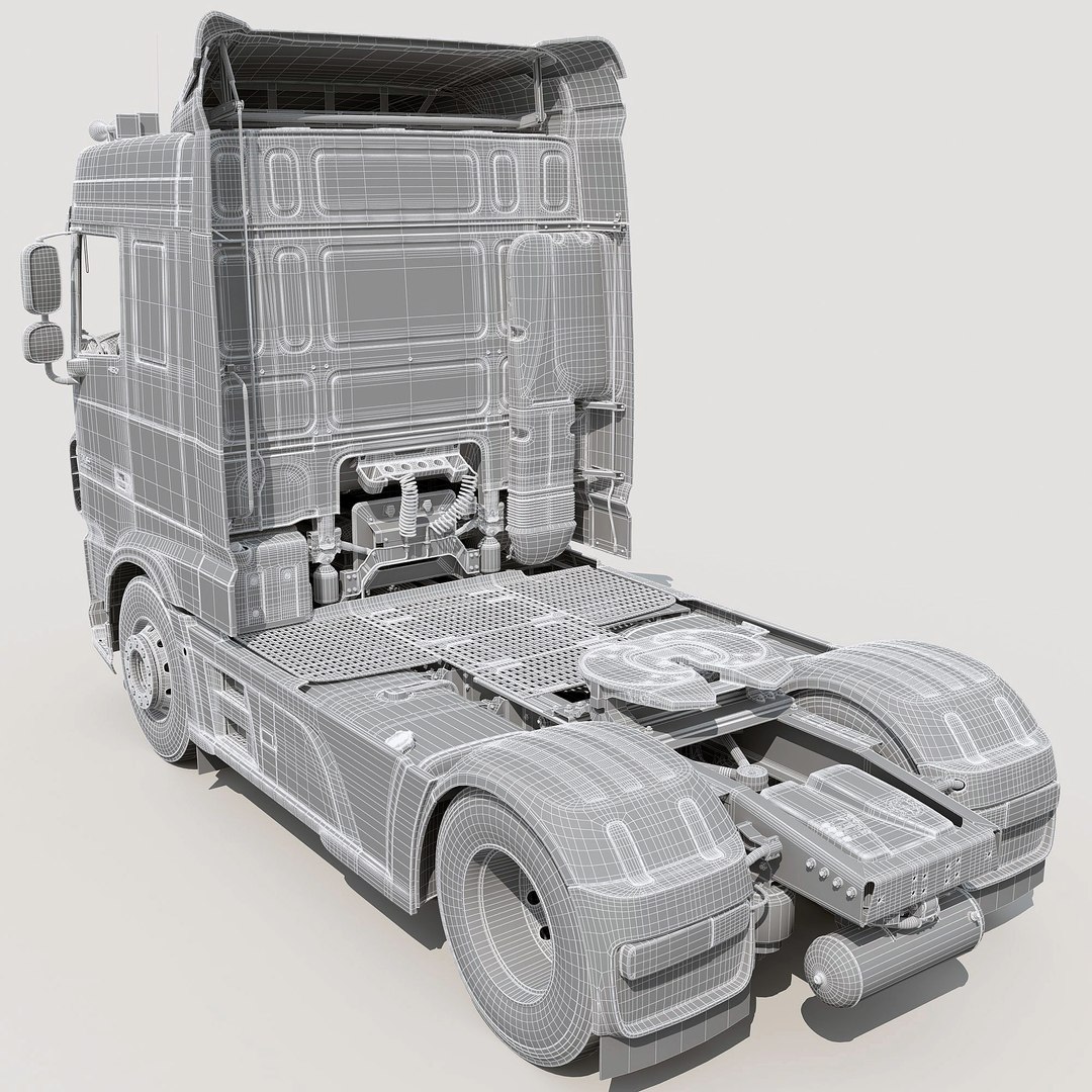 3d Model Daf Xf