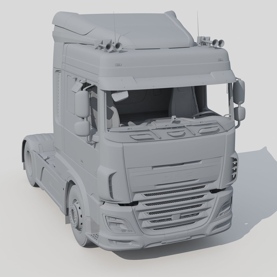 3d Model Daf Xf