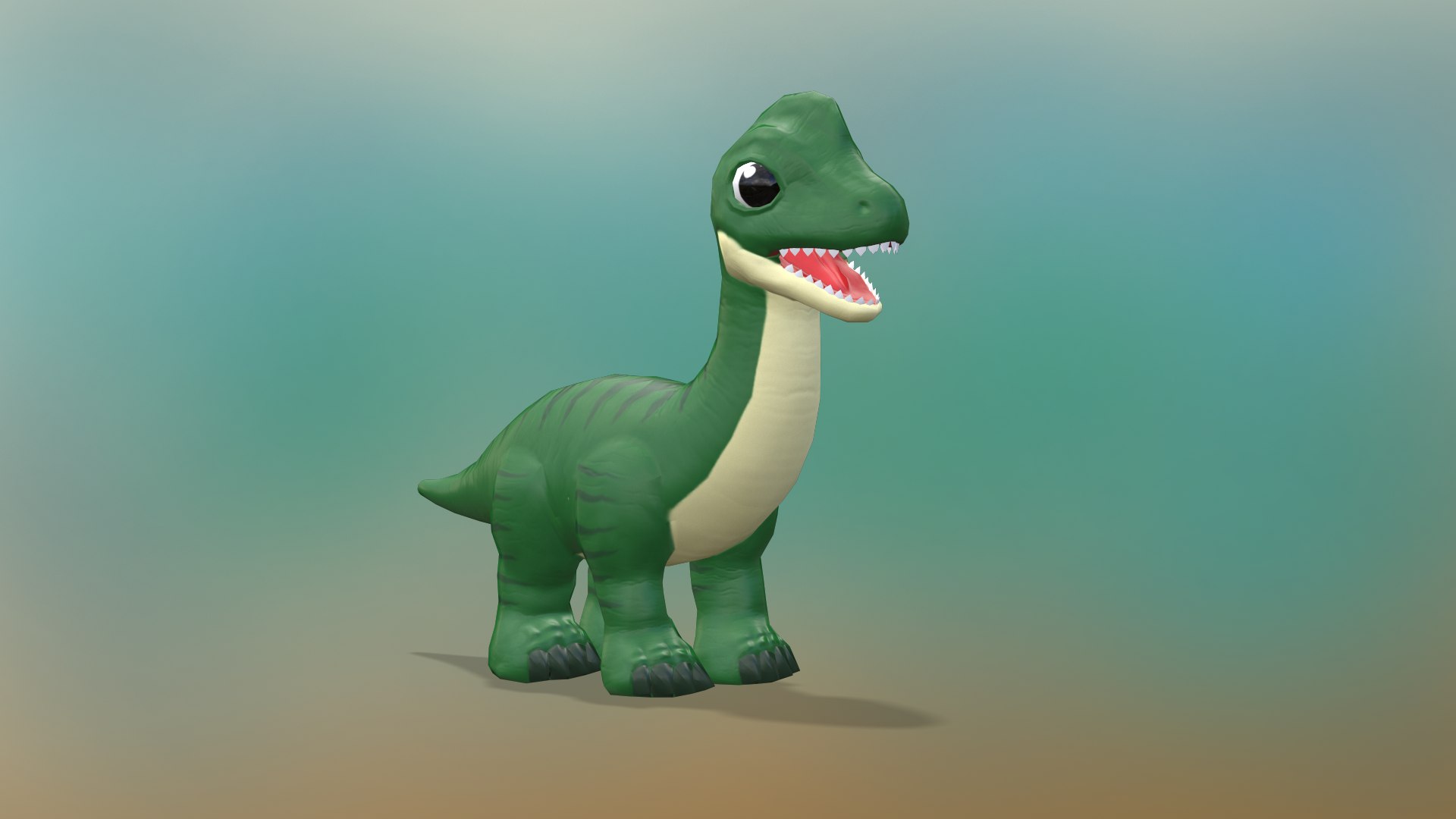 3D Brachiosaurus Baby - Dinosaur Charactor - TurboSquid 2195143