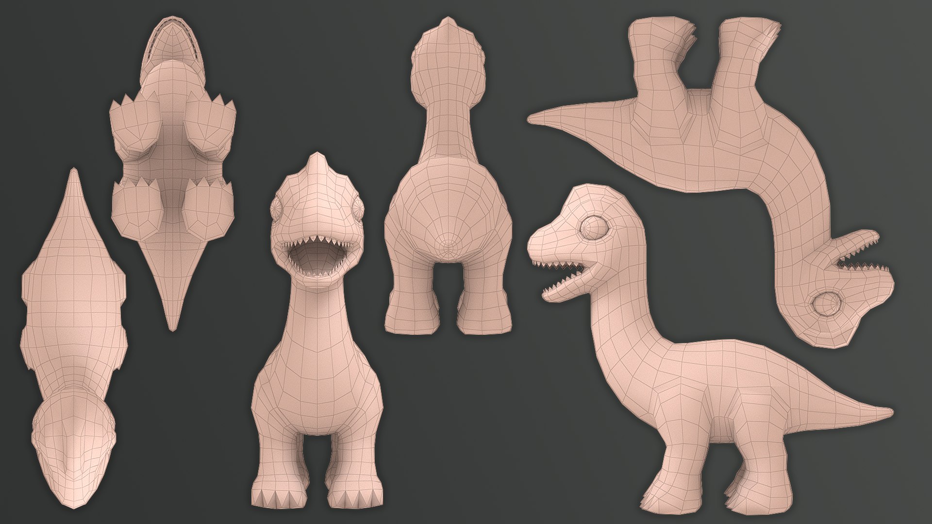 3D Brachiosaurus Baby - Dinosaur Charactor - TurboSquid 2195143