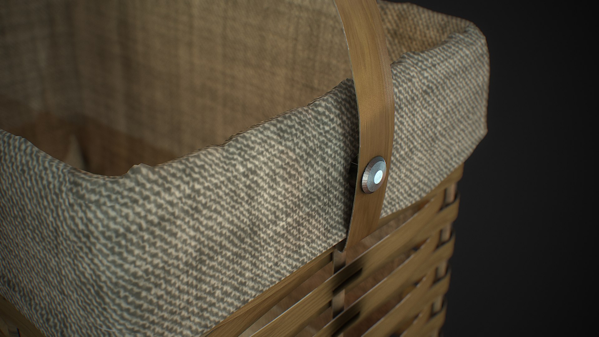 Boho Style Basket 3D Model - TurboSquid 1715385