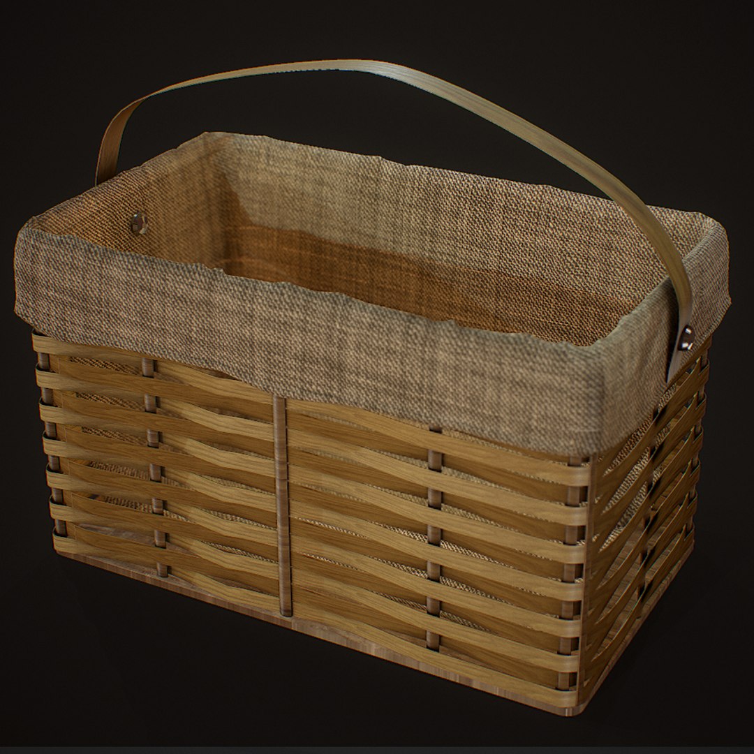 Boho Style Basket 3D Model - TurboSquid 1715385