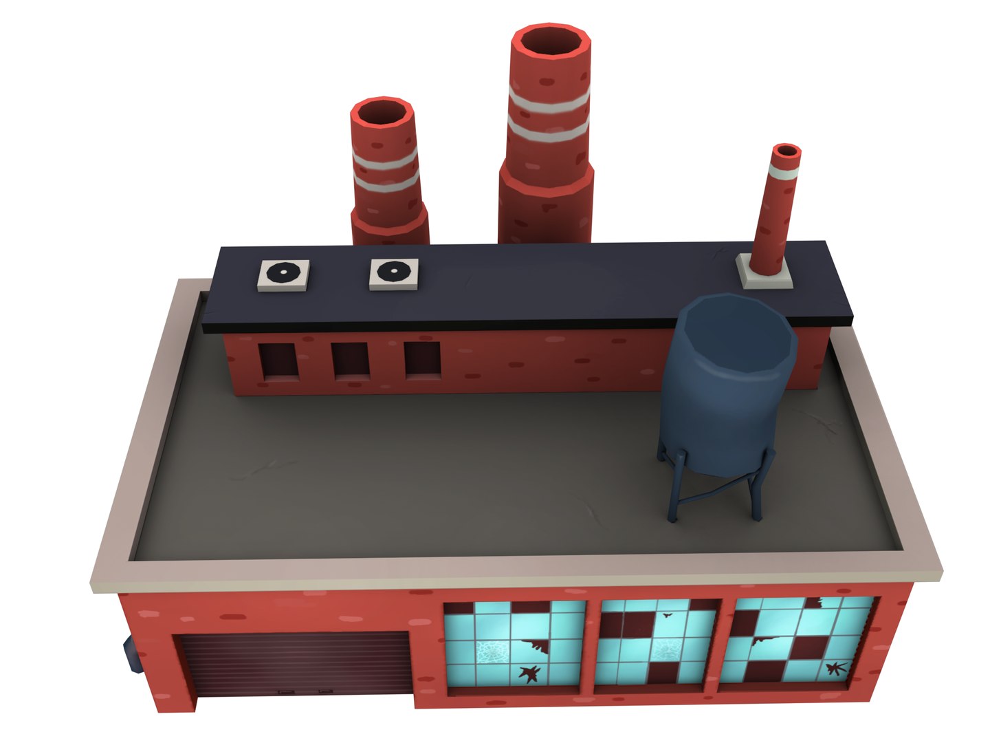 Brick Factory 3D Model - TurboSquid 1294711
