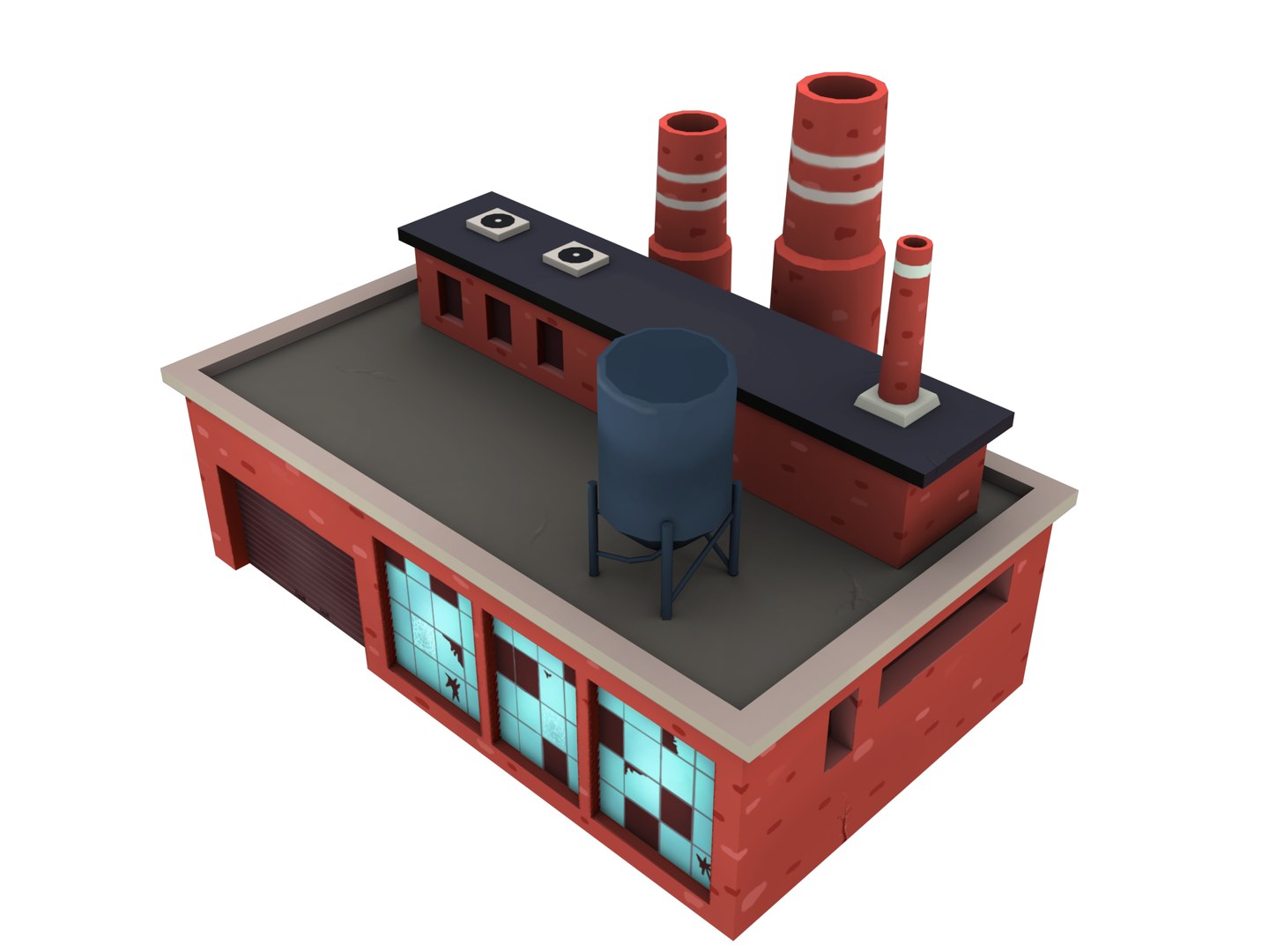 Brick Factory 3D Model - TurboSquid 1294711