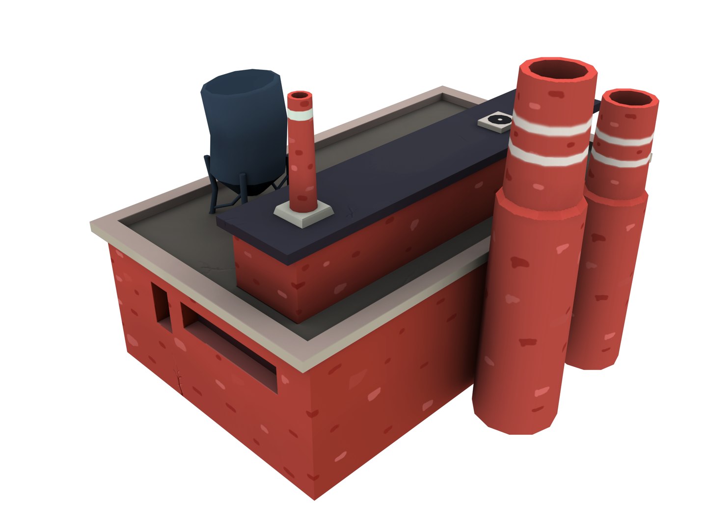 Brick Factory 3D Model - TurboSquid 1294711