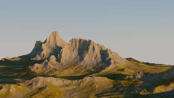 Mountain Range Blender Models for Download | TurboSquid