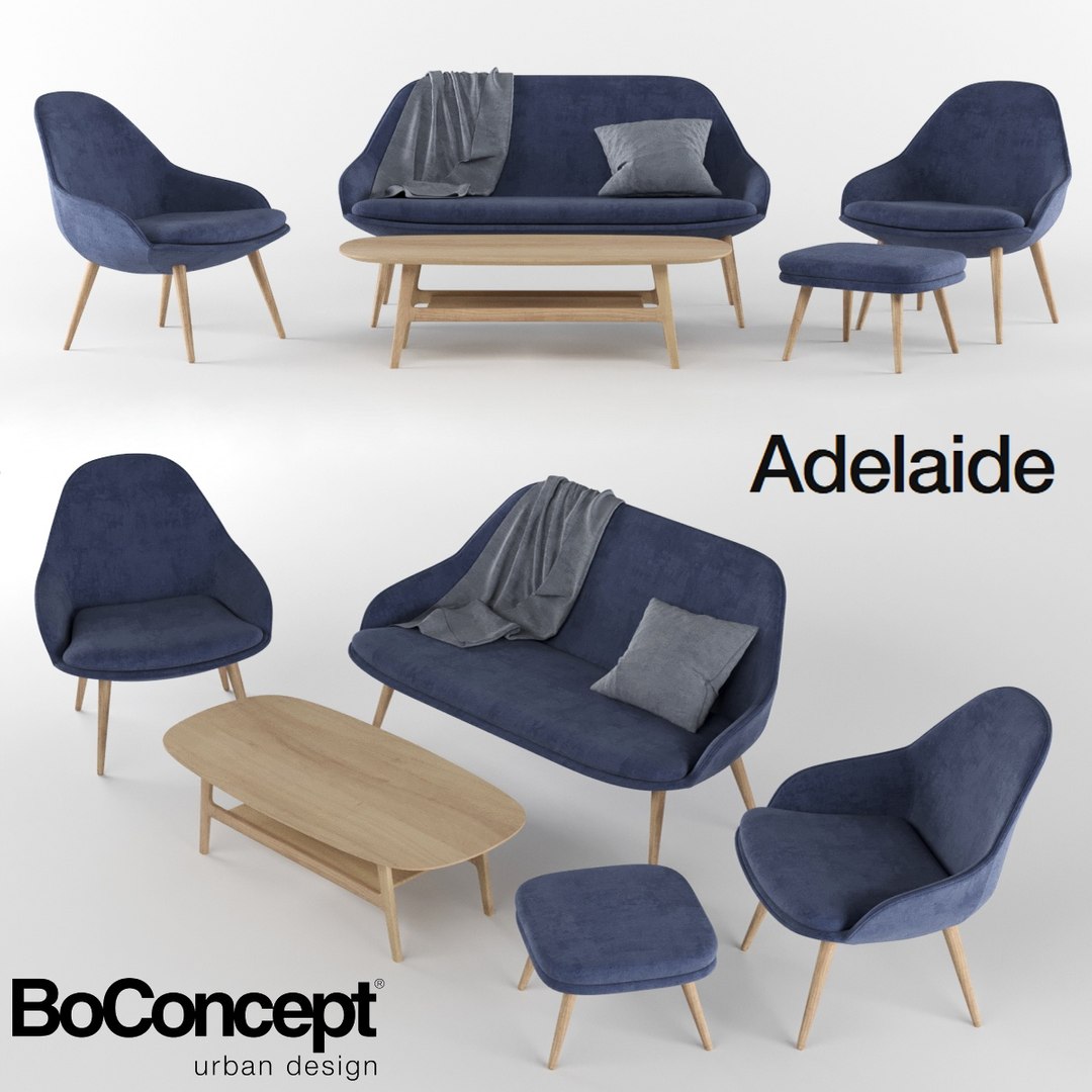 3D Adelaide Boconcept Model - TurboSquid 1210248