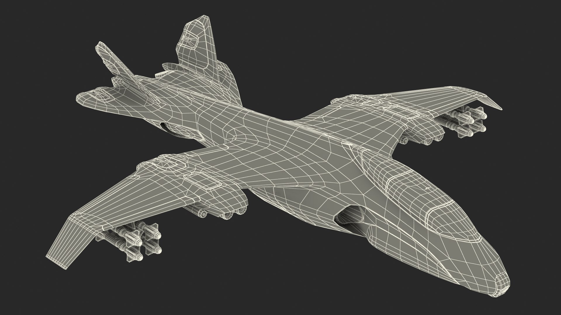 Futuristic Damaged Fighter Aircraft 3D Model - TurboSquid 2299958