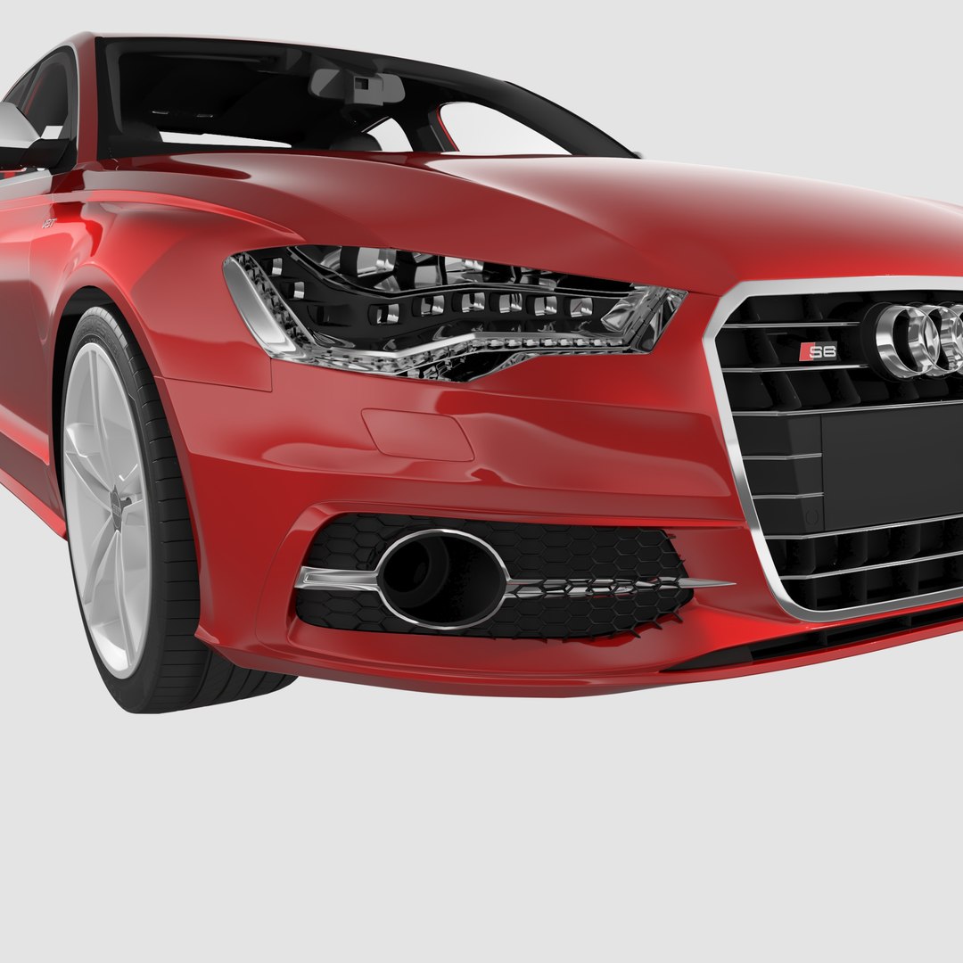 3d Model Audi S6 2013