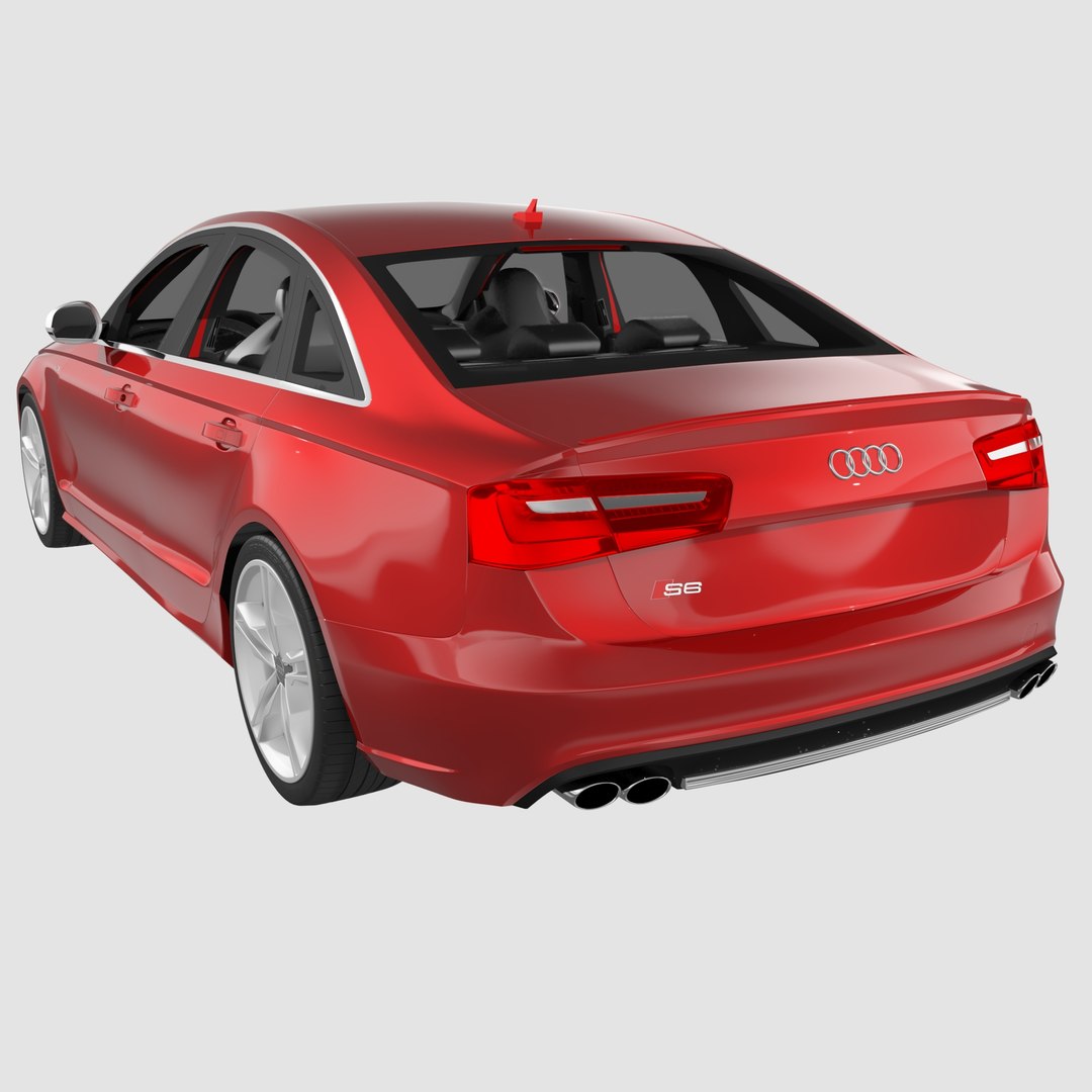 3d Model Audi S6 2013