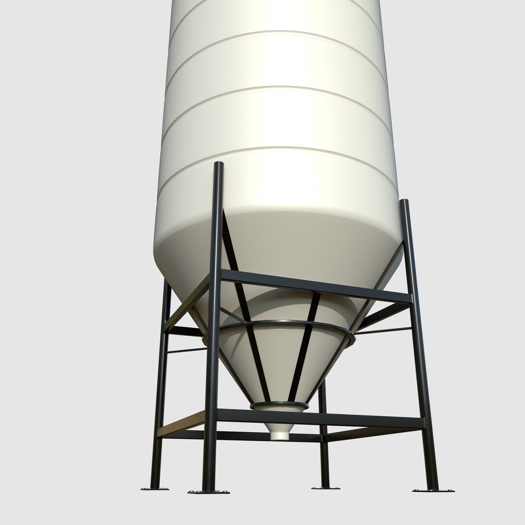 3D Industrial Cone Tank Model - TurboSquid 2313856