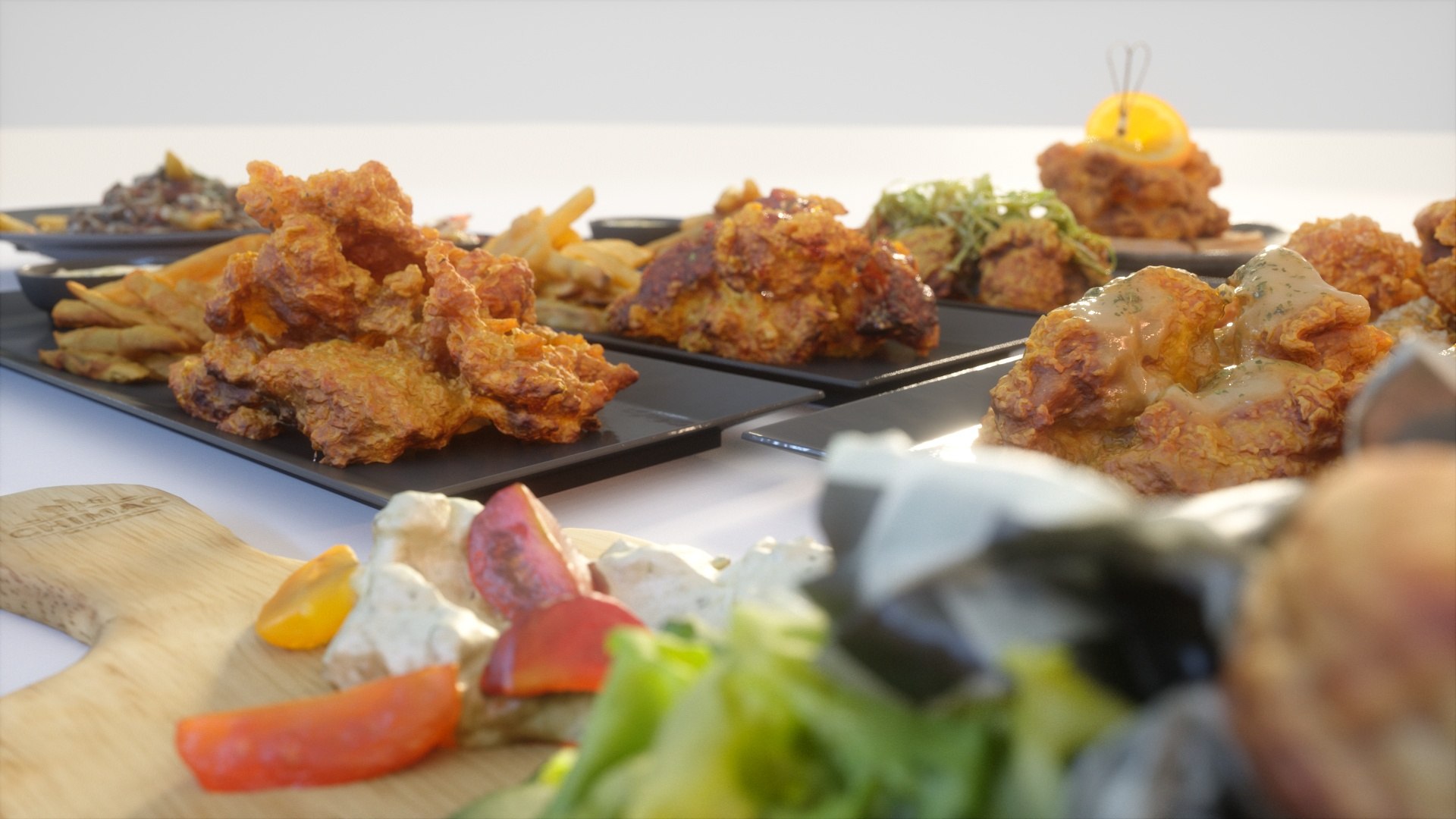 Fried chicken meal 3D model - TurboSquid 1322524