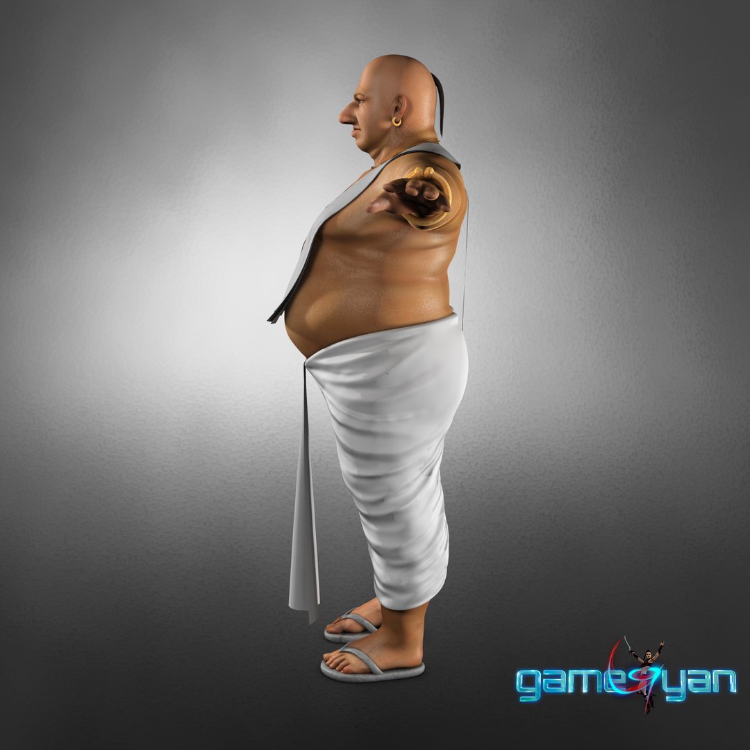 3D Semi Cartoon Indian Human Character Model - TurboSquid 1164703