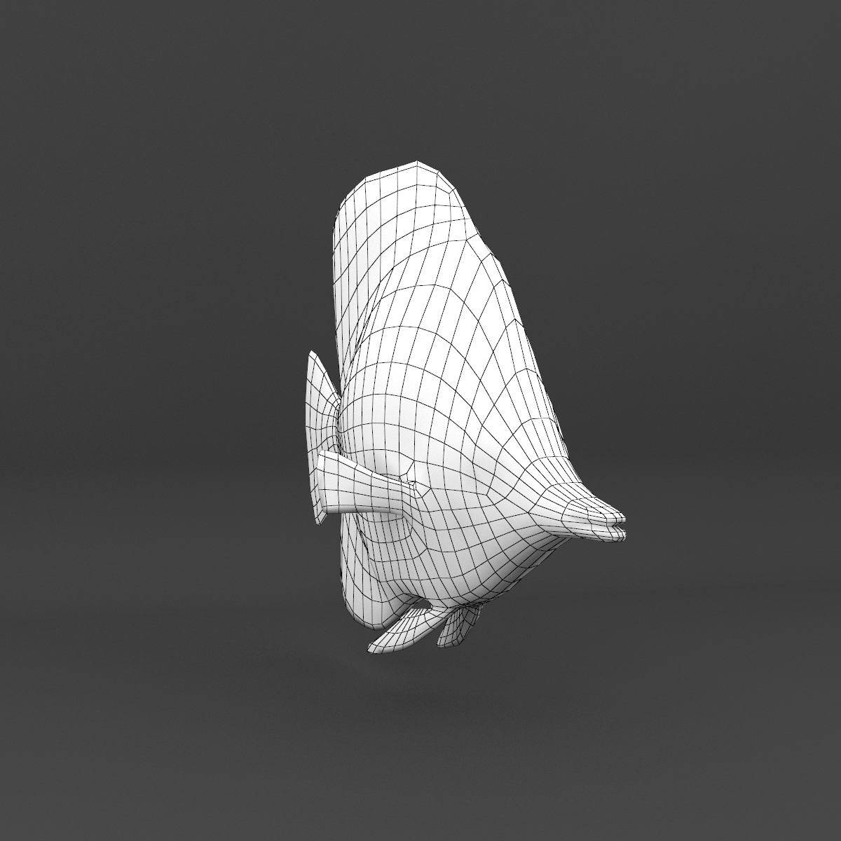 fish animation 3d model