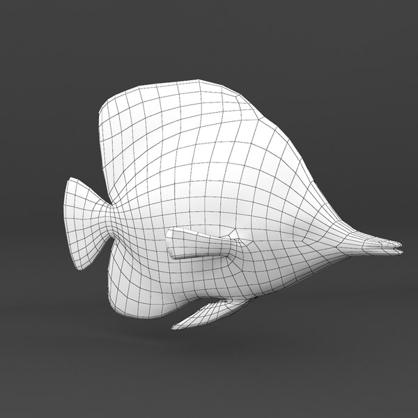 fish animation 3d model