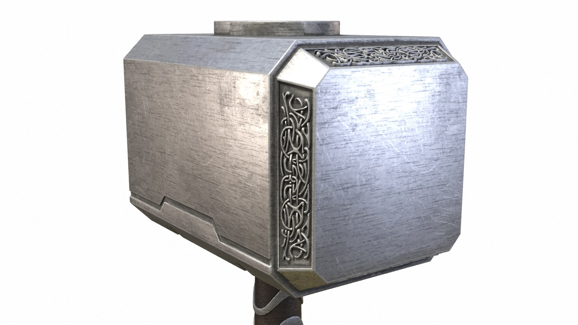 3D Model Thor Hammer Mjolnir - TurboSquid 1510253