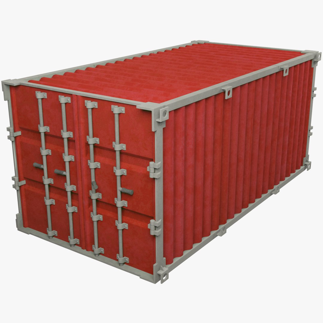 3D cargo containers v1 - TurboSquid 1293660