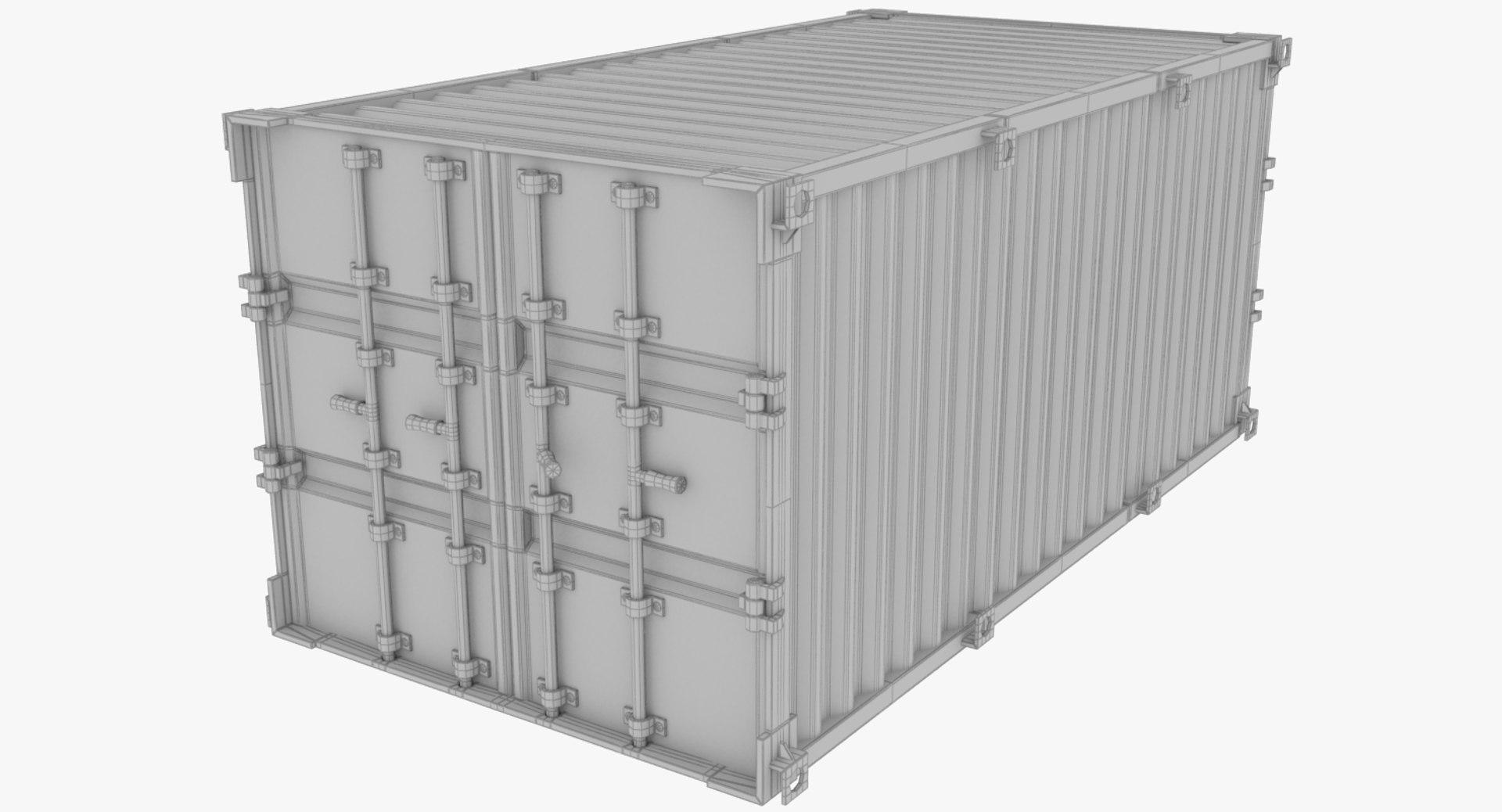 3D cargo containers v1 - TurboSquid 1293660