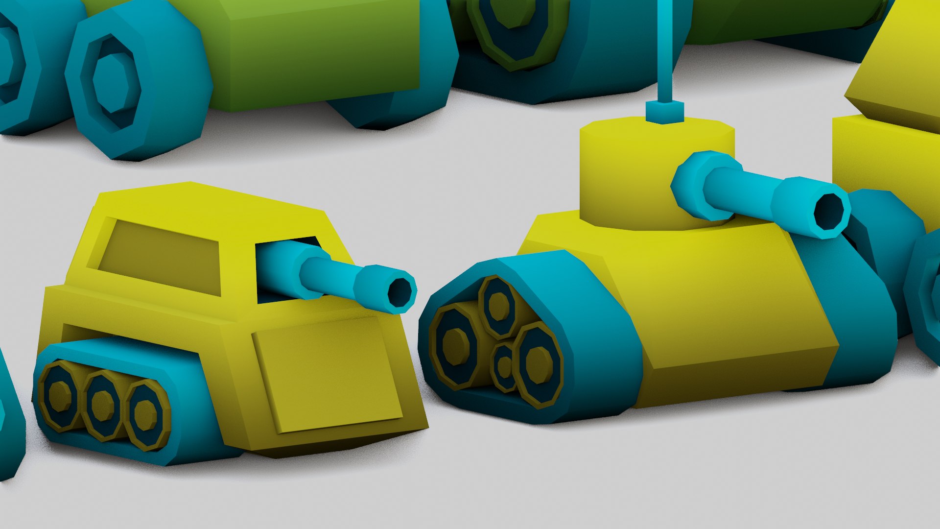 Low Poly Tanks Pack 3D - TurboSquid 1879974