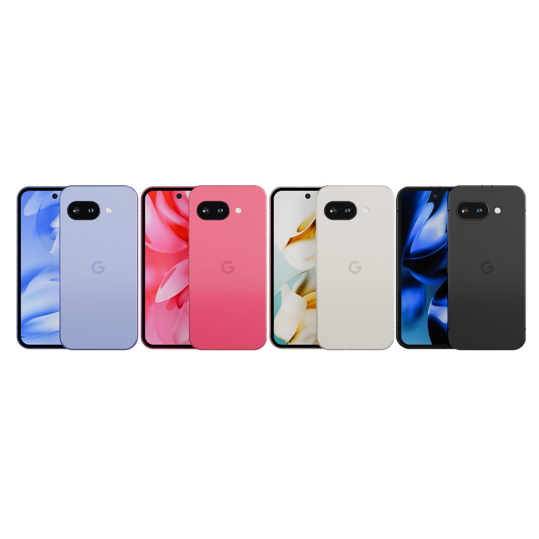 Google Pixel 9a 3D Model - TurboSquid 2380426