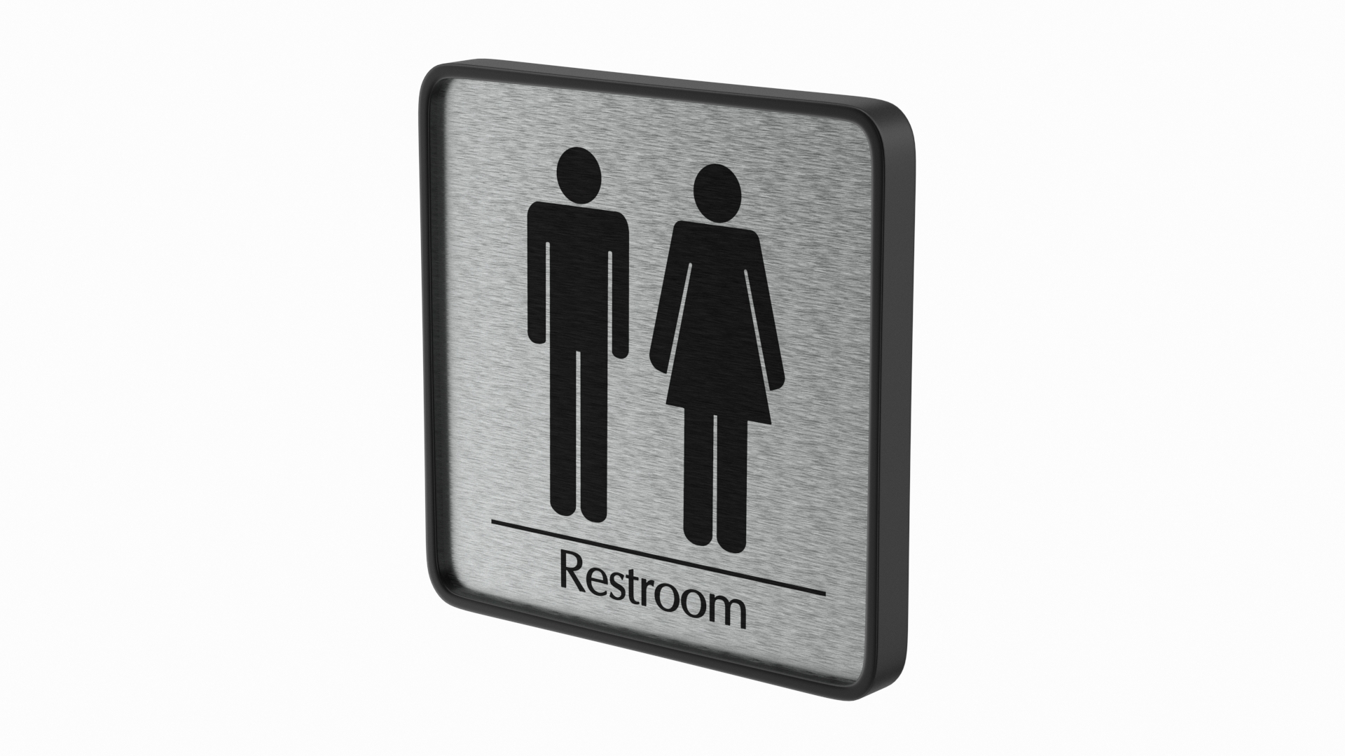 Restroom Compliance Sign 3D Model - TurboSquid 2037614