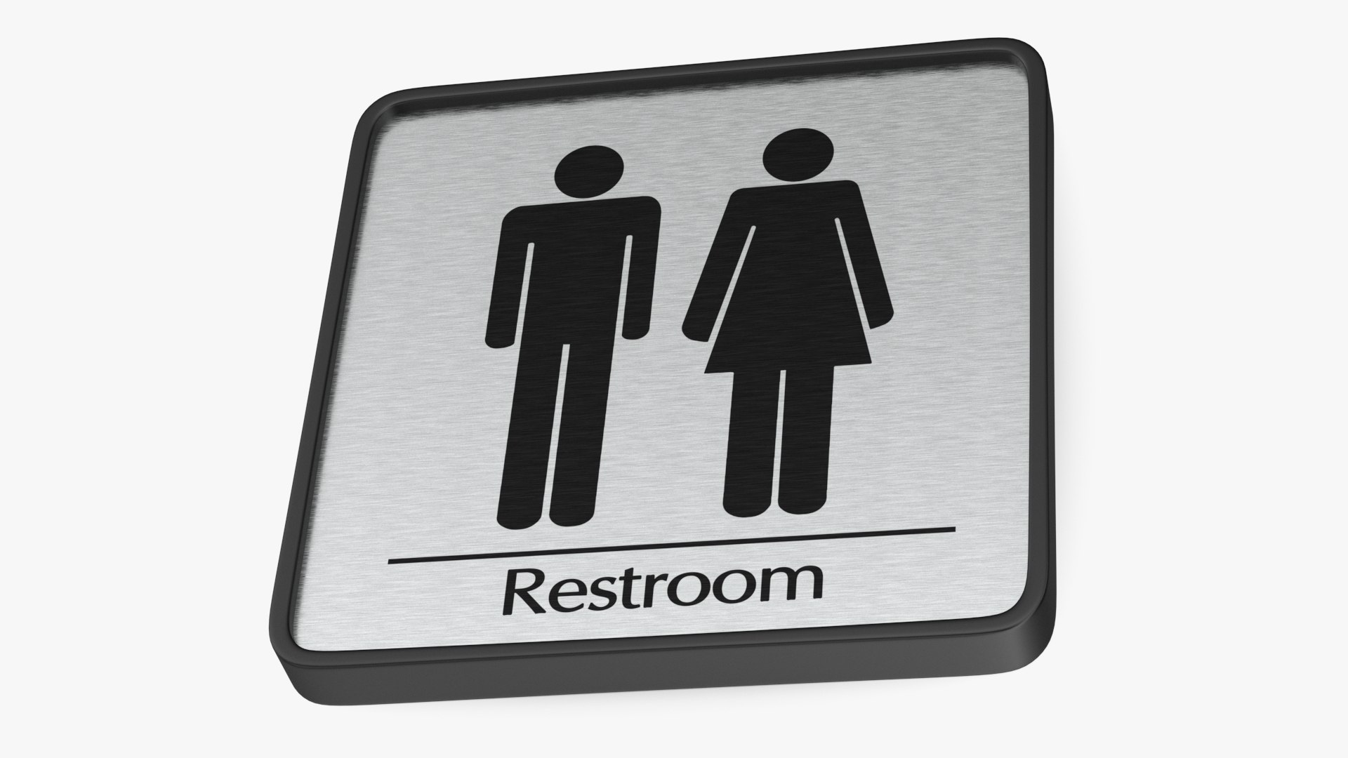 Restroom Compliance Sign 3D model - TurboSquid 2037614