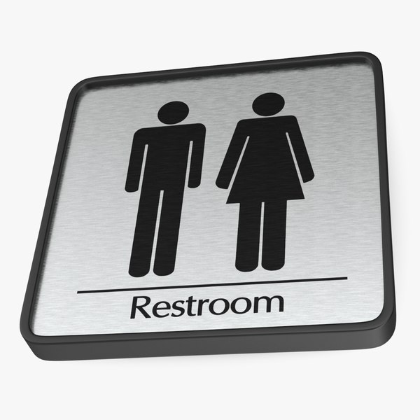 Toilet Sign 3D Models for Download | TurboSquid