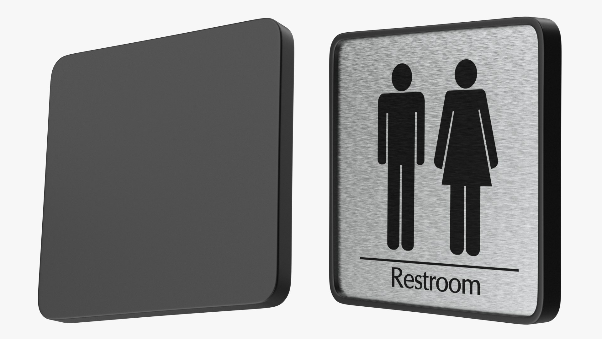 Restroom Compliance Sign 3D Model - TurboSquid 2037614