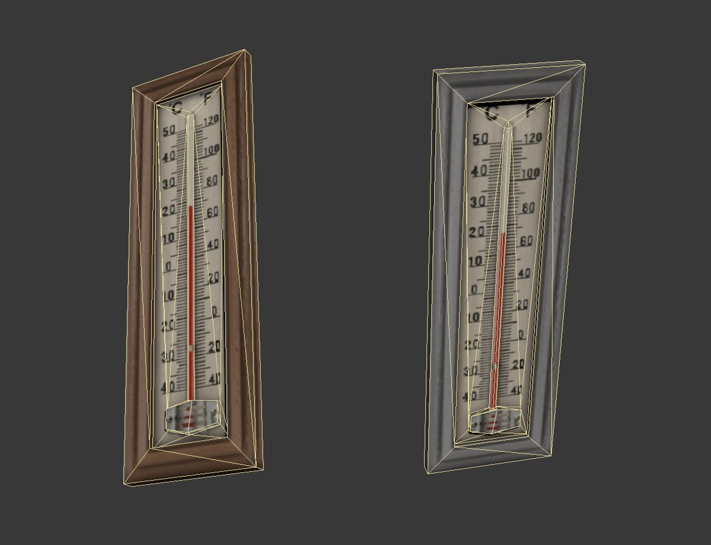 thermometer 3d obj