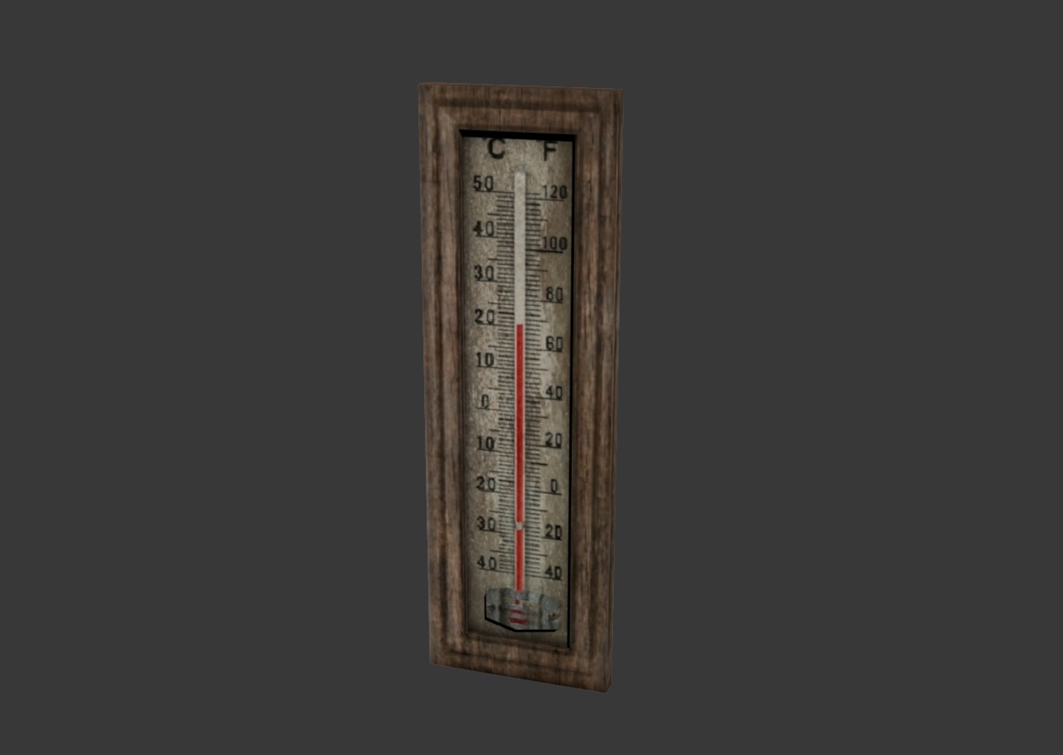 thermometer 3d obj