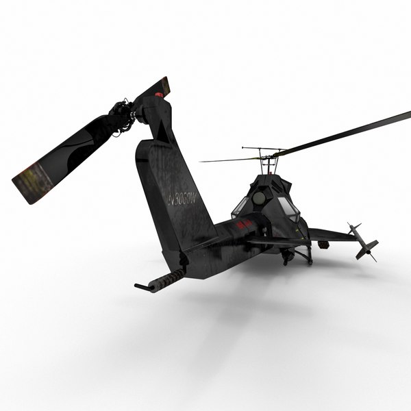 3d model stealth helicopter 2