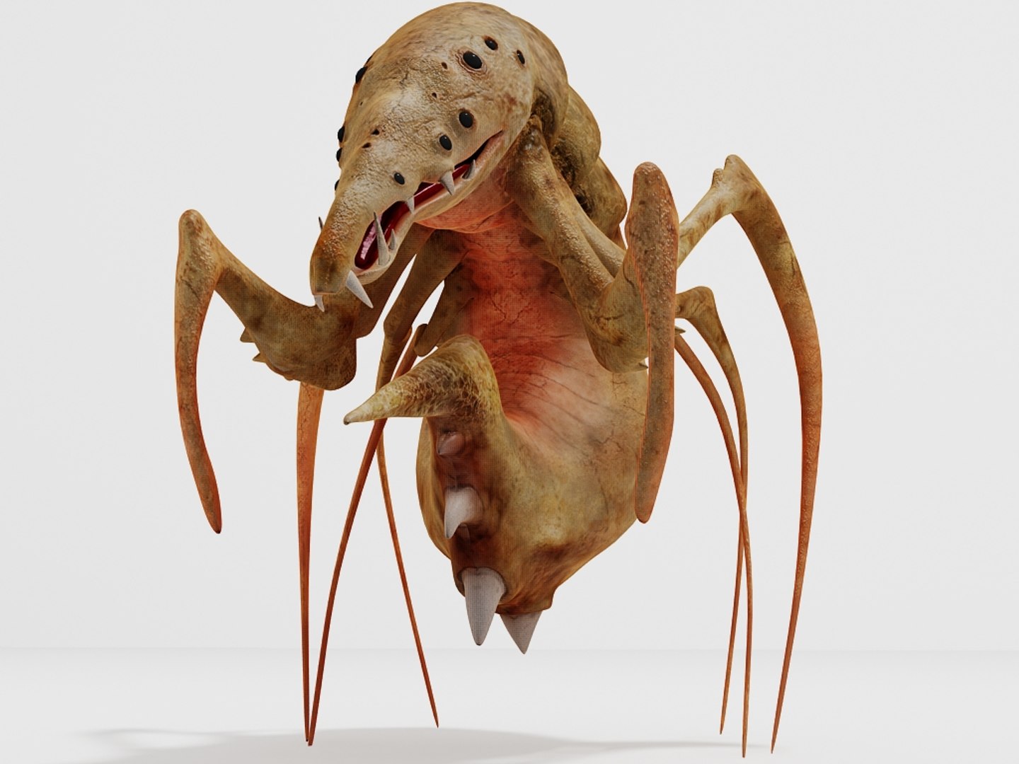 Sci-fi Monster 3D Model - TurboSquid 1330518