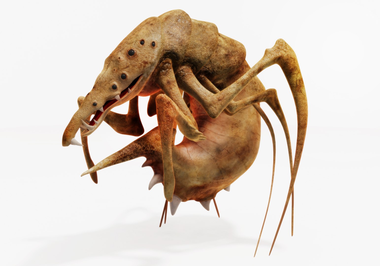 Sci-fi Monster 3D Model - TurboSquid 1330518