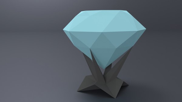 modelo 3d DIAMANTE 3D Papercraf gratis - TurboSquid 1796674