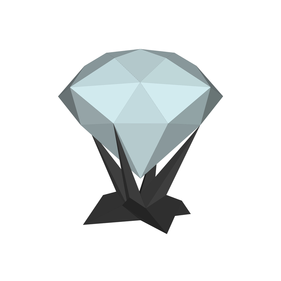 DIAMOND 3D Papercraf 3D - TurboSquid 1796674