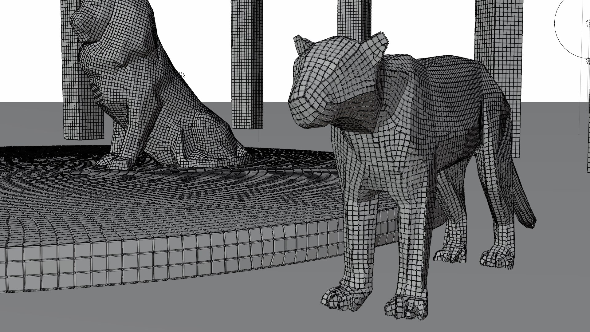 4 disco animals 3D model - TurboSquid 2099109