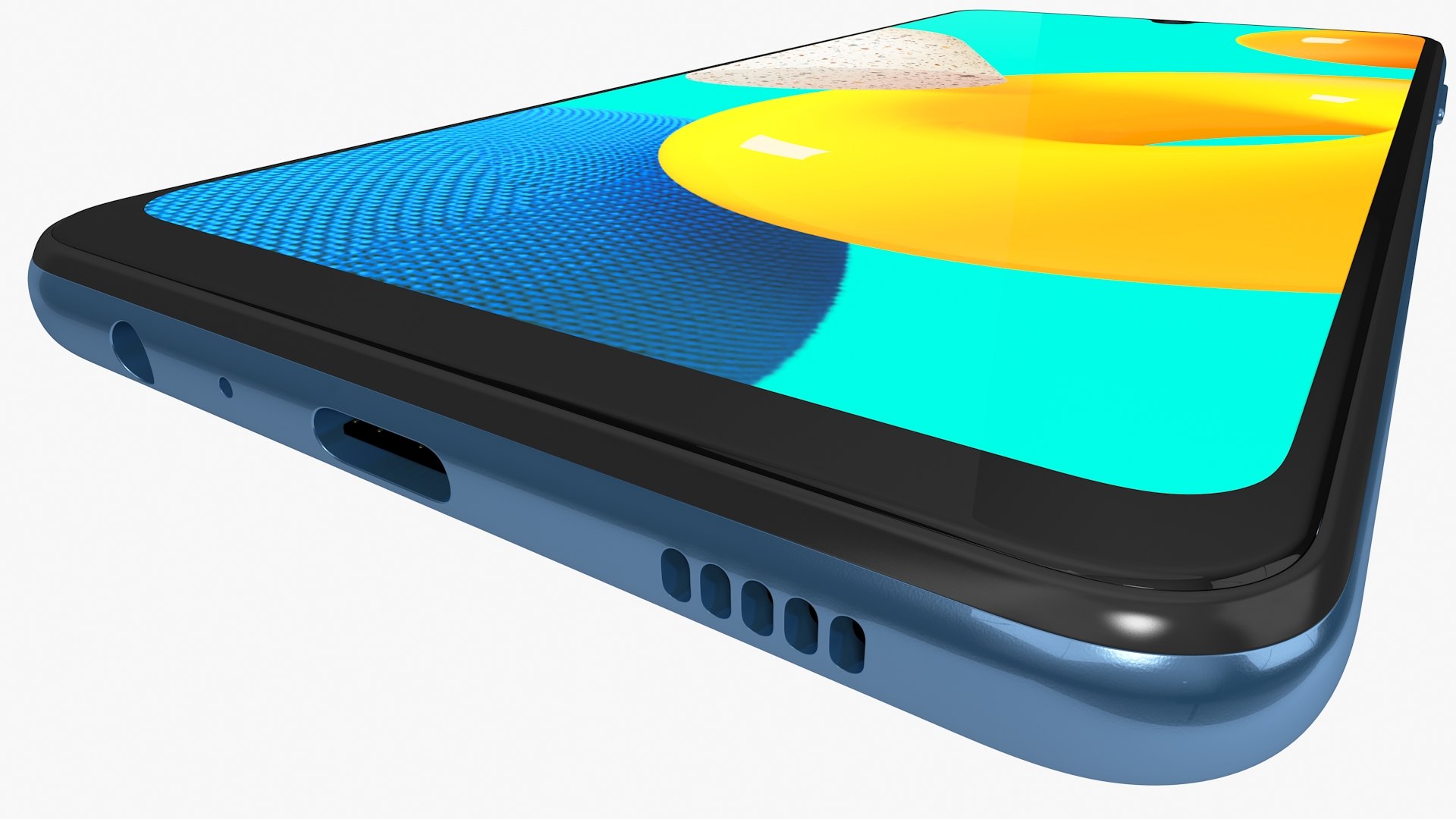 Samsung Galaxy M32 Blue 3D Model - TurboSquid 1756598