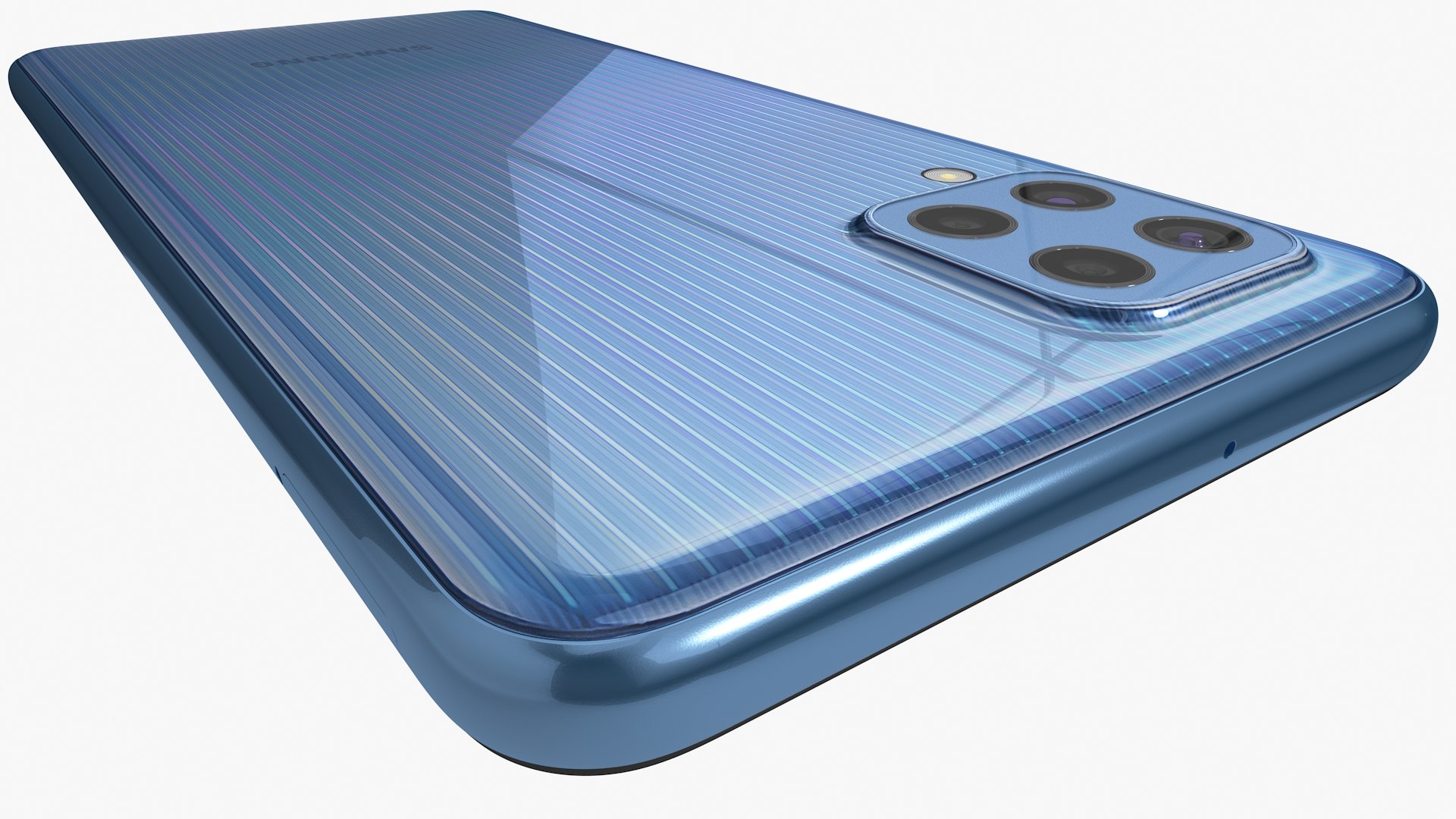 Samsung Galaxy M32 Blue 3D Model - TurboSquid 1756598