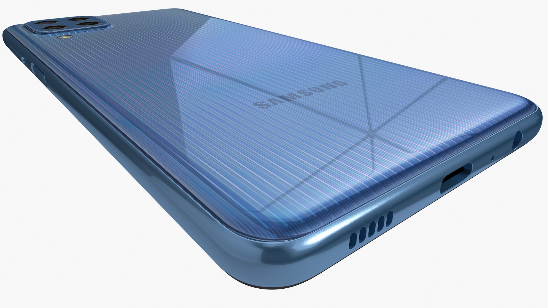 Samsung Galaxy M32 Blue 3D Model - TurboSquid 1756598