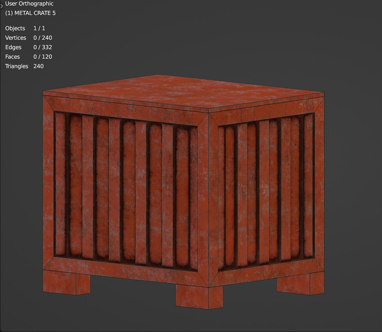 Metal Crates Pack - Metal Boxes Collection 3D Model - TurboSquid 2204246