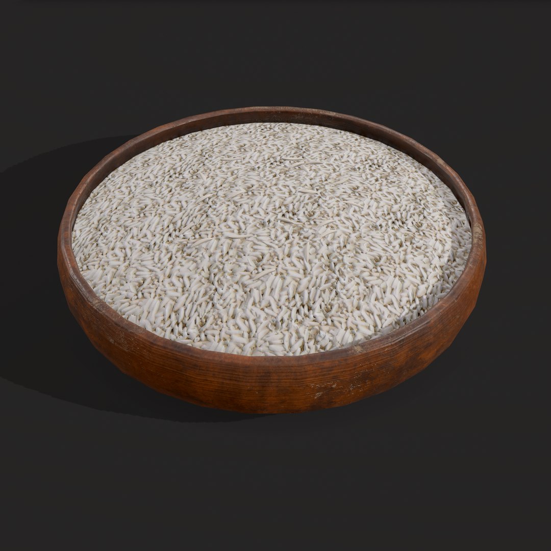 Rice Bowl 3D Model - TurboSquid 1774975