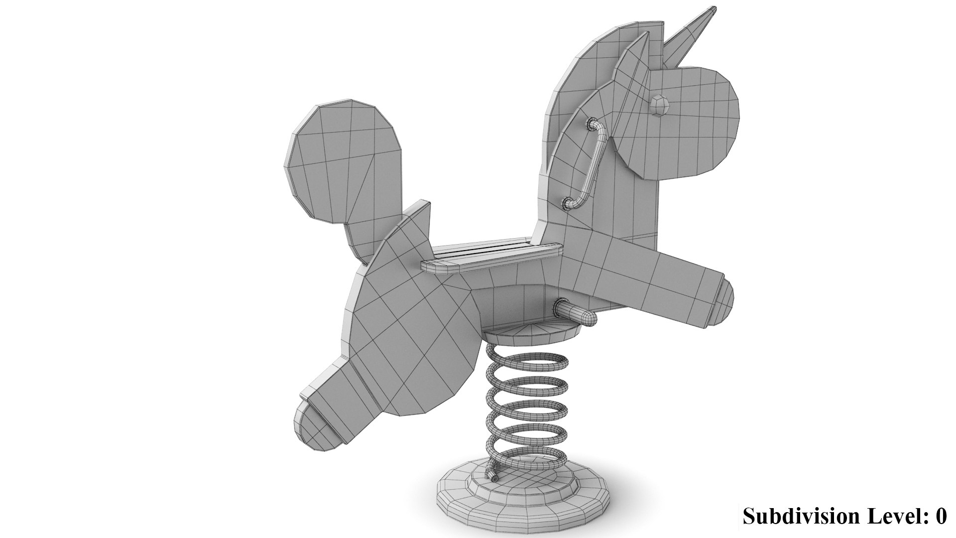 Spring Rocker 3D Model - TurboSquid 1467575