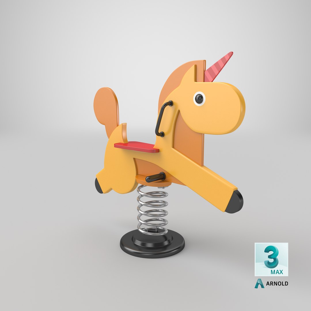 Spring Rocker 3D Model - TurboSquid 1467575