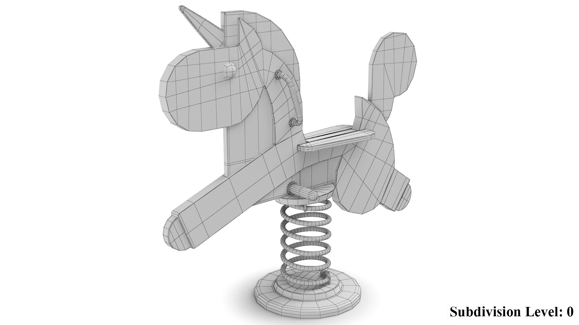 Spring Rocker 3D Model - TurboSquid 1467575