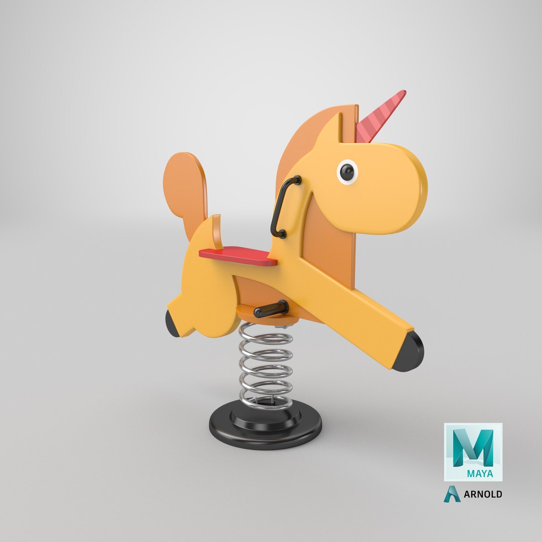 Spring Rocker 3D Model - TurboSquid 1467575