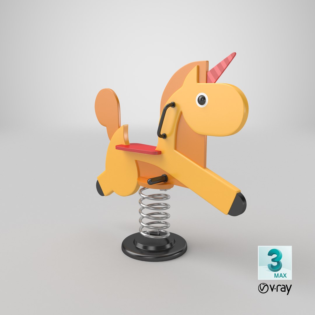 Spring Rocker 3D Model - TurboSquid 1467575