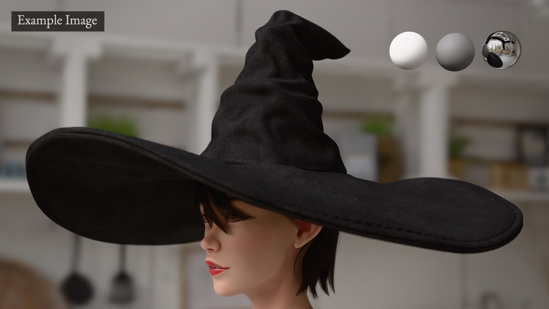 3D Witch Hat Model - TurboSquid 2448142