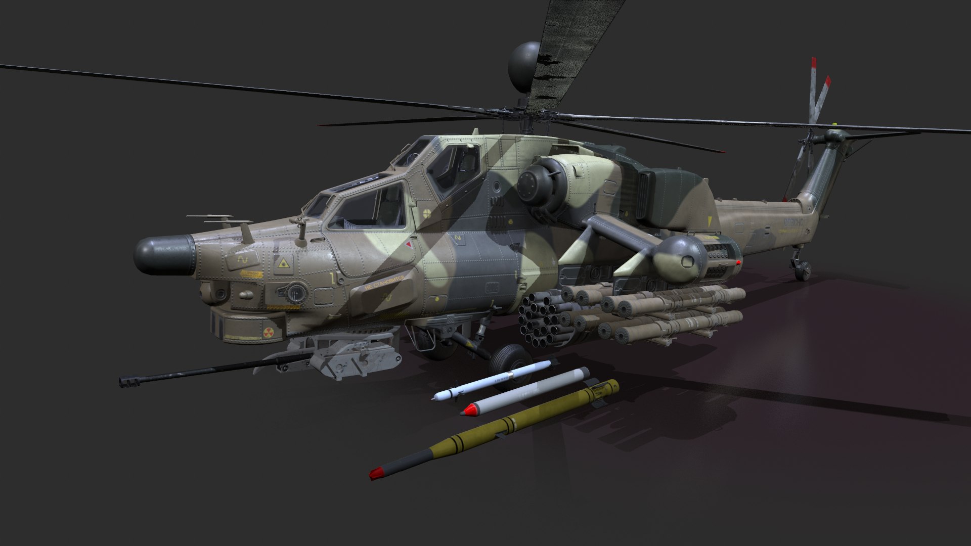 3D Mi-28 Havoc Night Hunter Model - TurboSquid 1994213