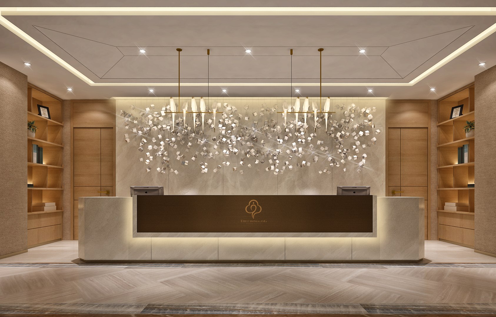 Reception Desk 3D Model - TurboSquid 2207475